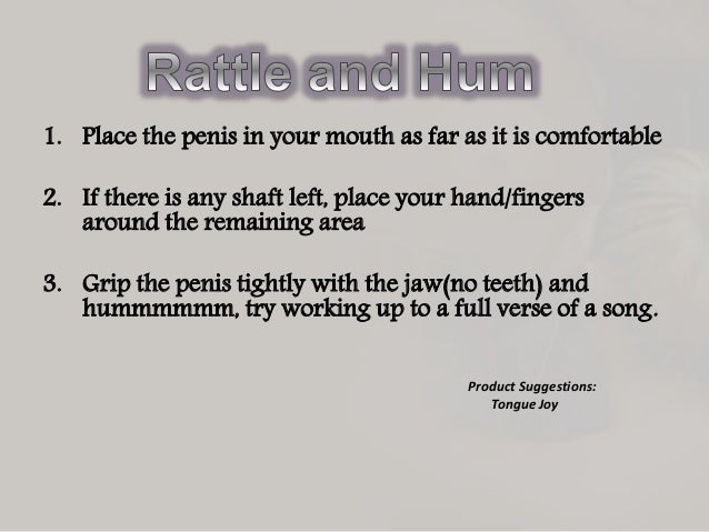 Fellatio 101 Workshop The Art Of Fellatio