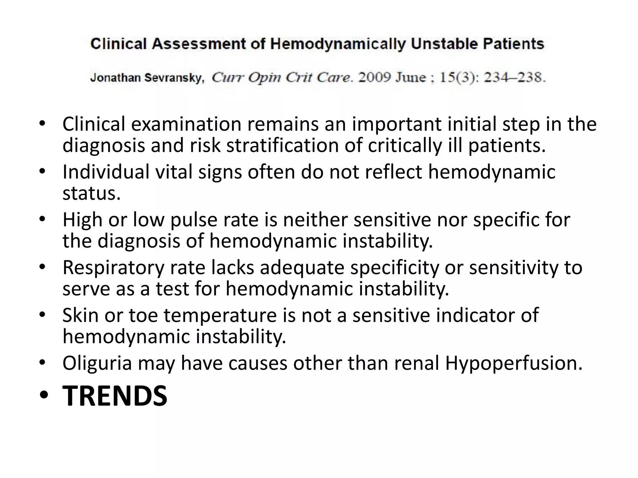 REVIEW OF HEMODYNAMIC MONITORING | PPTX