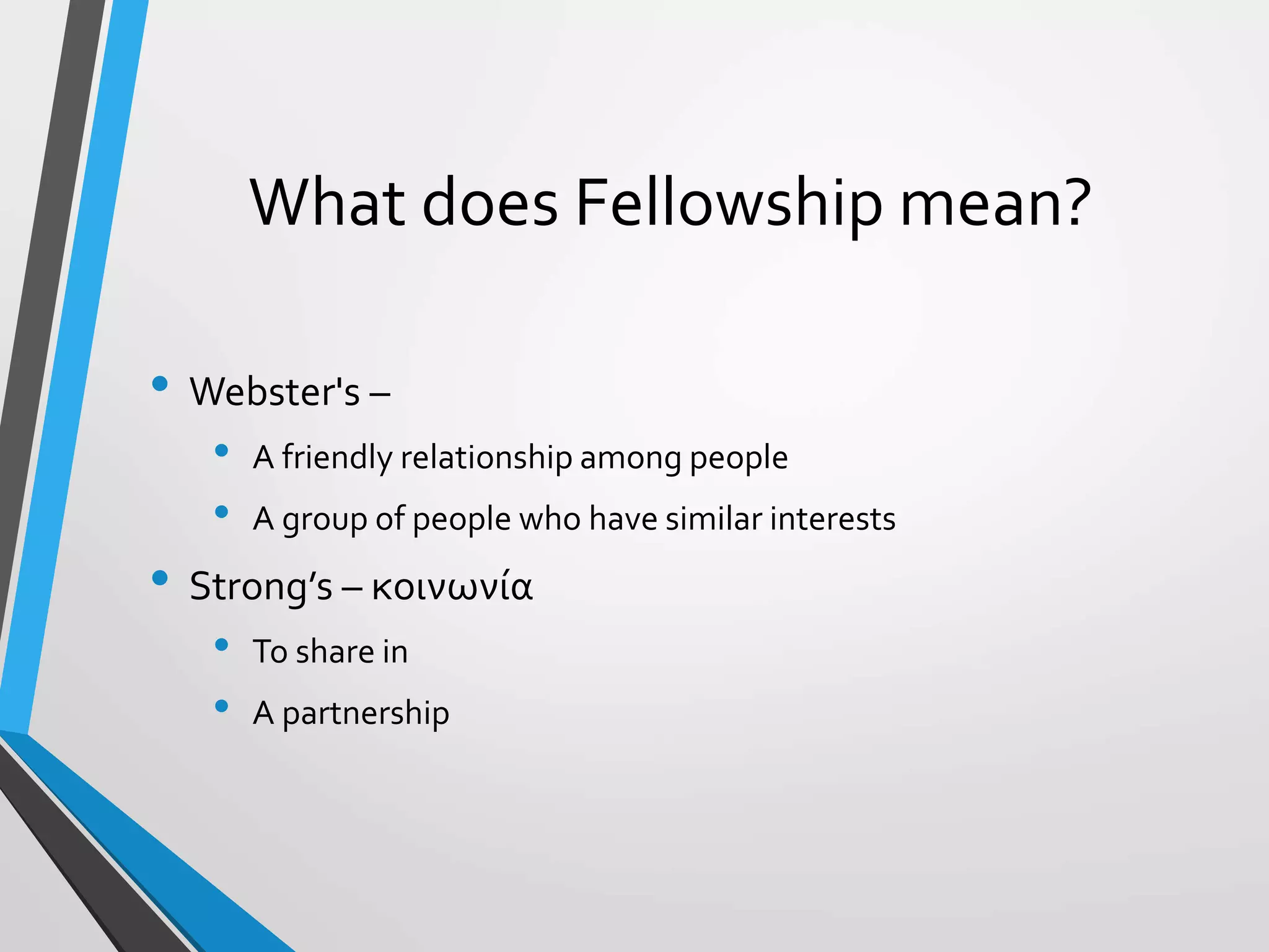 Fellowship | PPTX