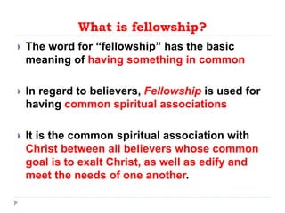 FELLOWSHIP.ppt