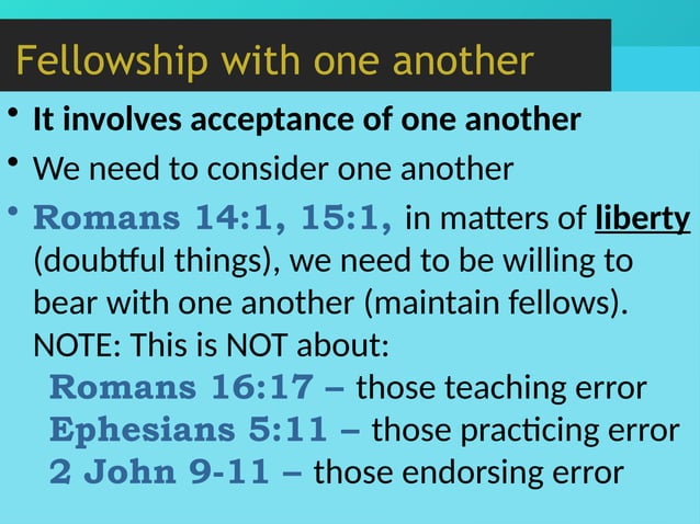 The Purpose Of Fellowship As A Christian.pptx