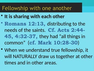 The Purpose Of Fellowship As A Christian.pptx