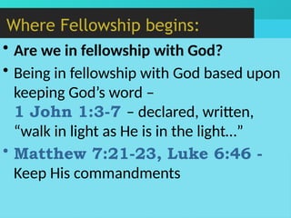 The Purpose Of Fellowship As A Christian.pptx