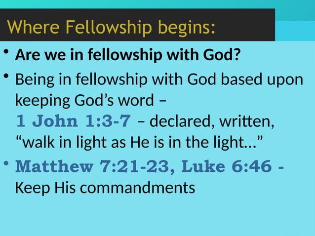 The Purpose Of Fellowship As A Christian.pptx