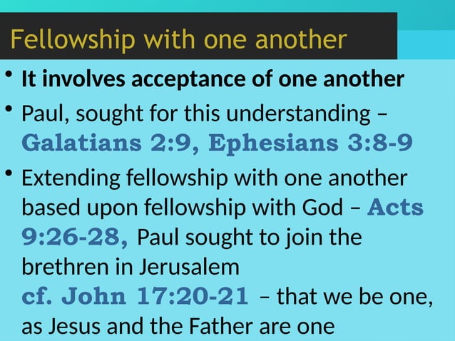 The Purpose Of Fellowship As A Christian.pptx