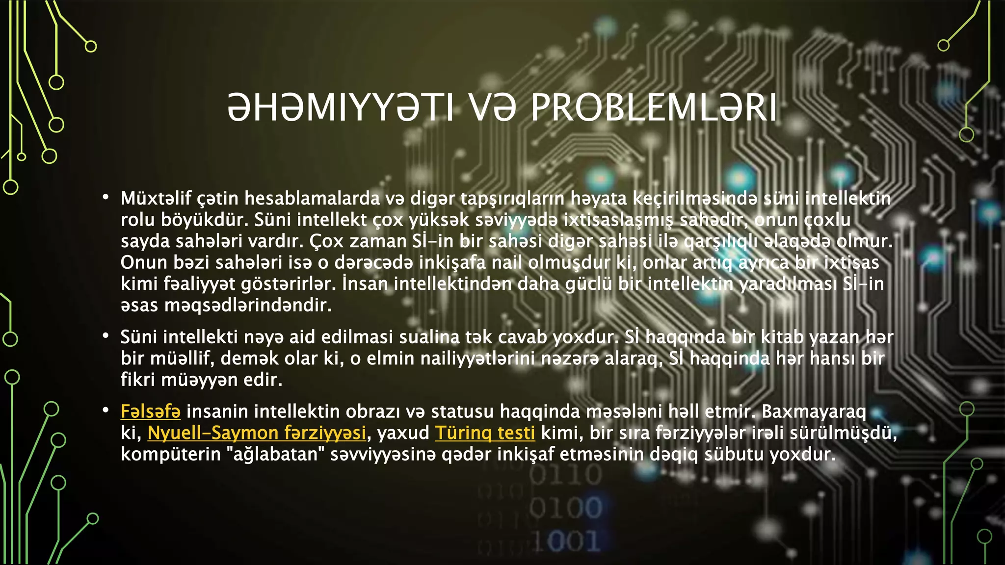 Felsefe suni intellekt | PPTX