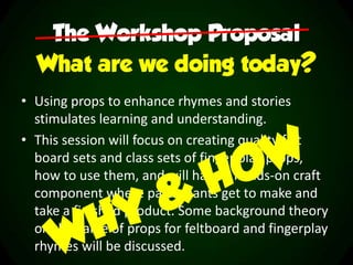 Feltboard & fingerplay fun | PPSX