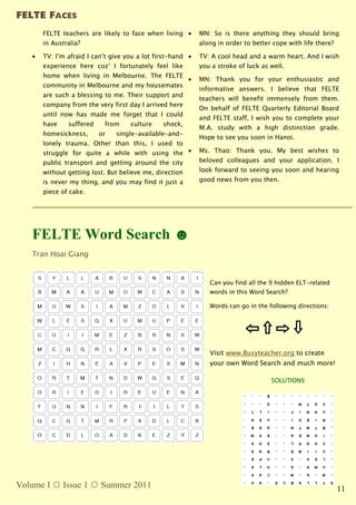 Felte quarterly volume 1 - issue 1 - s.e | PDF