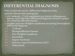 Feltys syndrome | PPTX