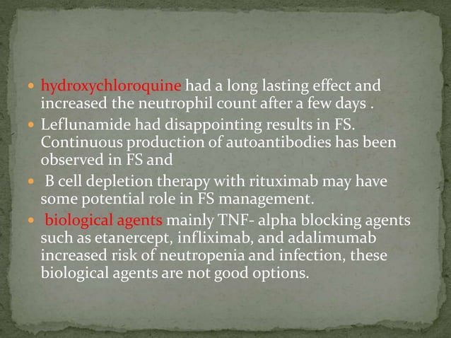Feltys syndrome | PPTX | Blood Disorders | Diseases and Conditions