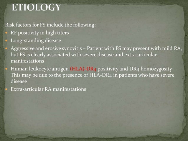 Feltys syndrome | PPTX | Blood Disorders | Diseases and Conditions