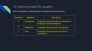 CDA SPMS Rating Scale | PPT