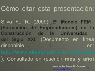 MODELO FEM | PPT
