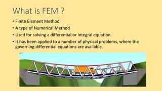 Finite Element Method | PPTX | Physics | Science