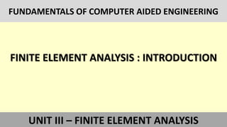 FEA: Analytical Methods.pptx