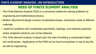 FEA: Analytical Methods.pptx