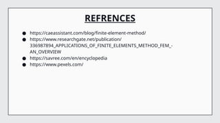 FEM.pptx on enginiiering design and coading | PPT