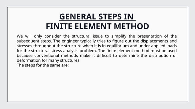 FEM.pptx on enginiiering design and coading | PPT
