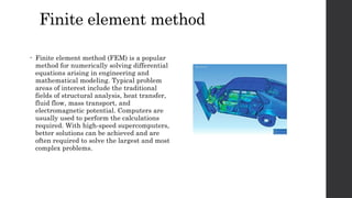 FEM finite element method of structural analaysis | PPTX