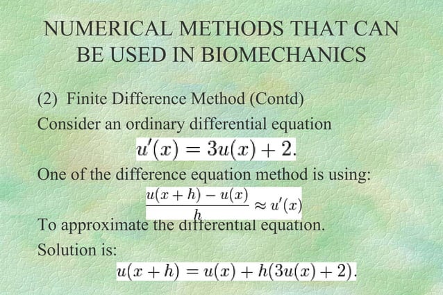 FEM-APPLICATION-BIOMECHANICS FE ANALYSIS (1).ppt | Physics | Science