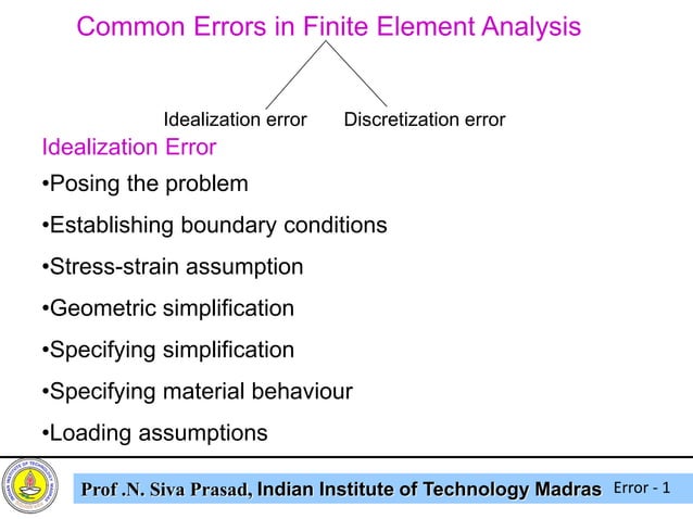 FEM 10 Common Errors.ppt