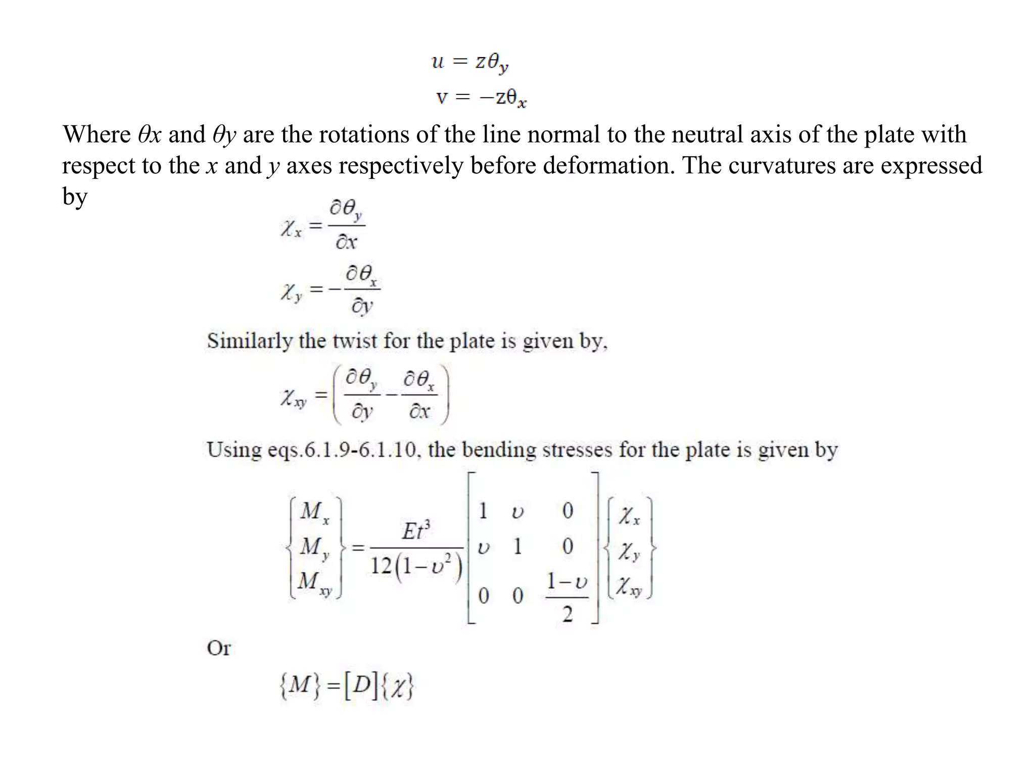 Analysis of Thin Plates | PPTX