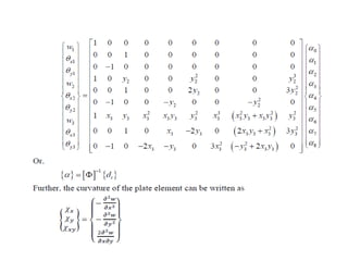 Analysis of Thin Plates | PPTX