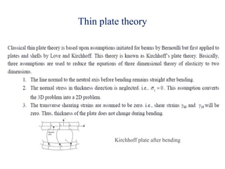 Analysis of Thin Plates | PPTX