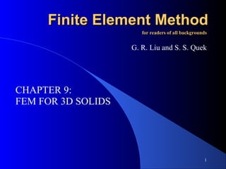 Fem 3d solid | PPT