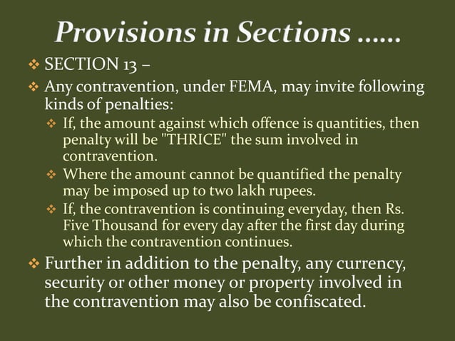 FEMA-Foreign Exchange Management Act | PPTX