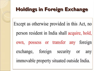 Foreign Exchange Management Act, 1999.ppt