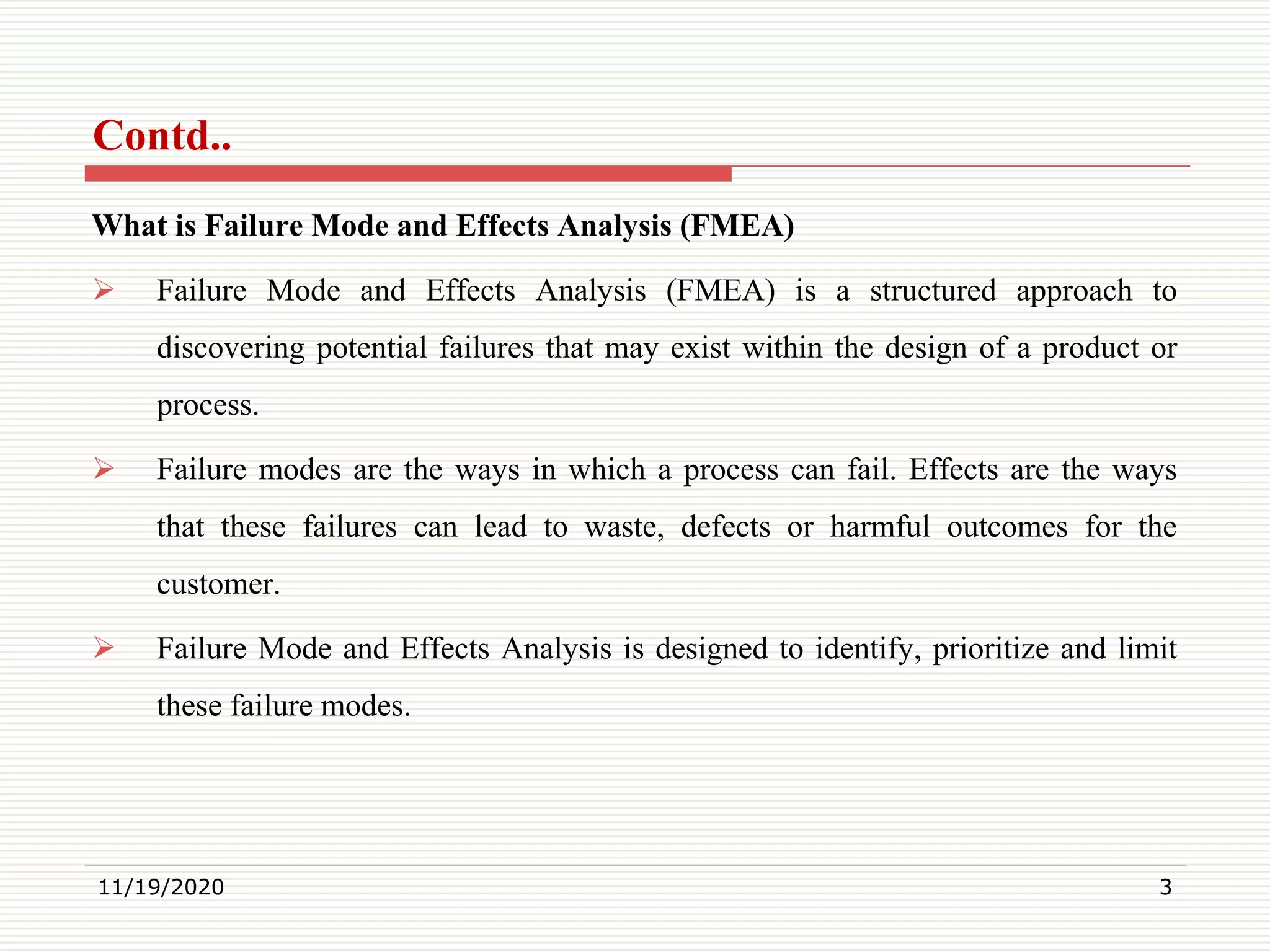 Introduction to Failure Mode and Effects Analysis (FMEA) in TQM | PDF