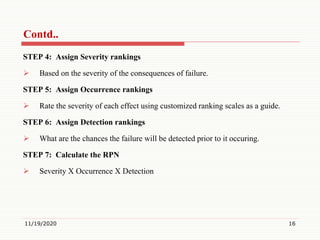 Introduction to Failure Mode and Effects Analysis (FMEA) in TQM | PDF