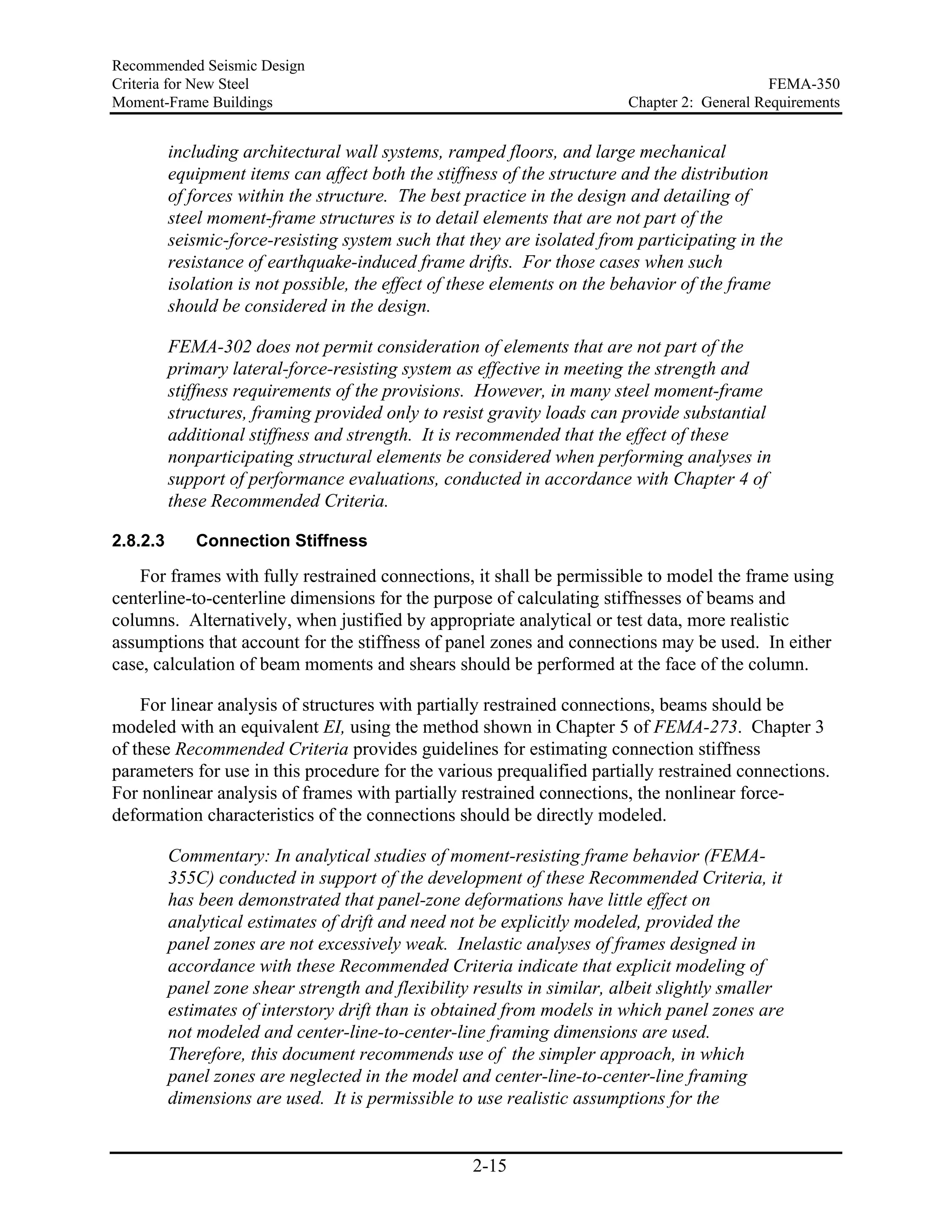 fema-350 Recommended seismic design criteria for new steel moment frame buildings.pdf | Civil ...