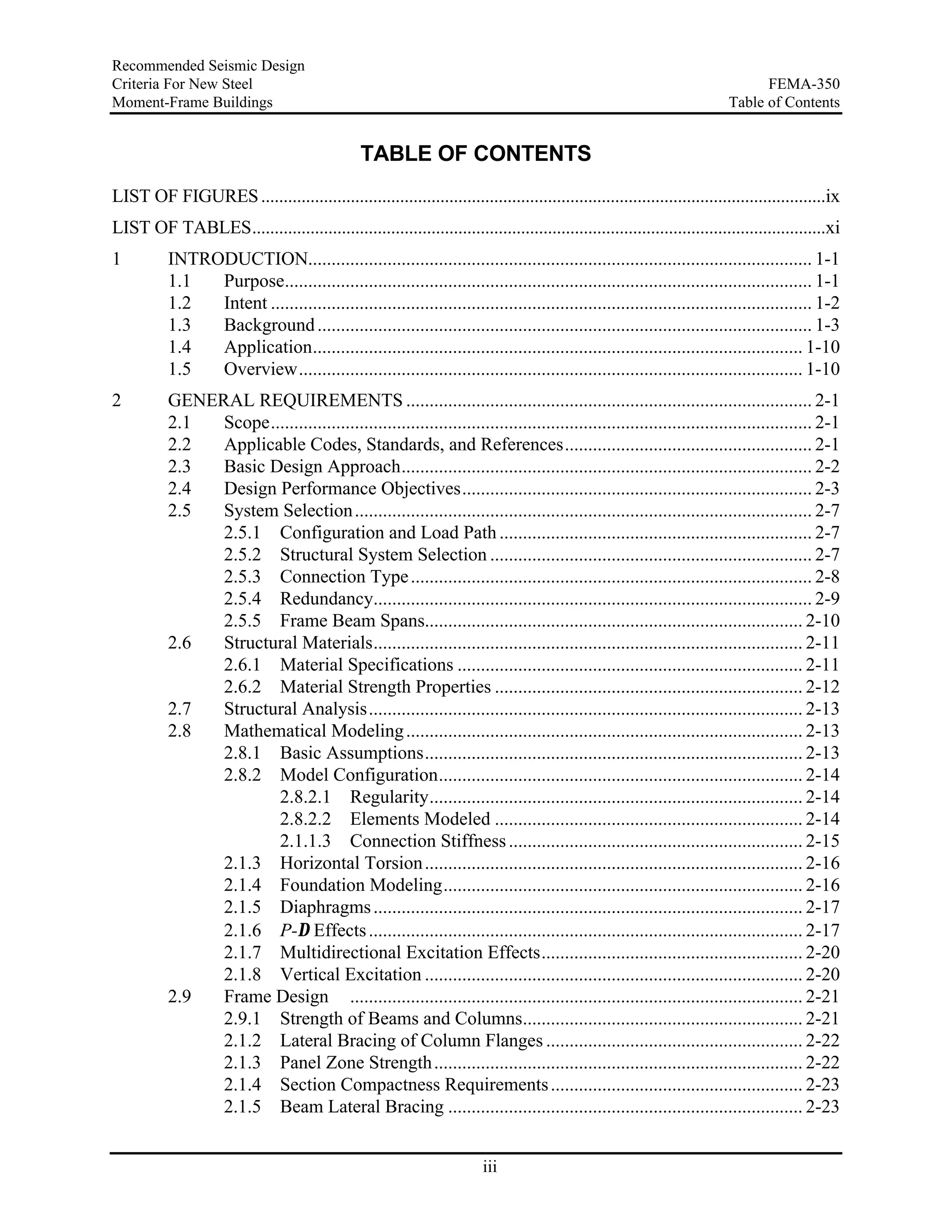 fema-350 Recommended seismic design criteria for new steel moment frame ...