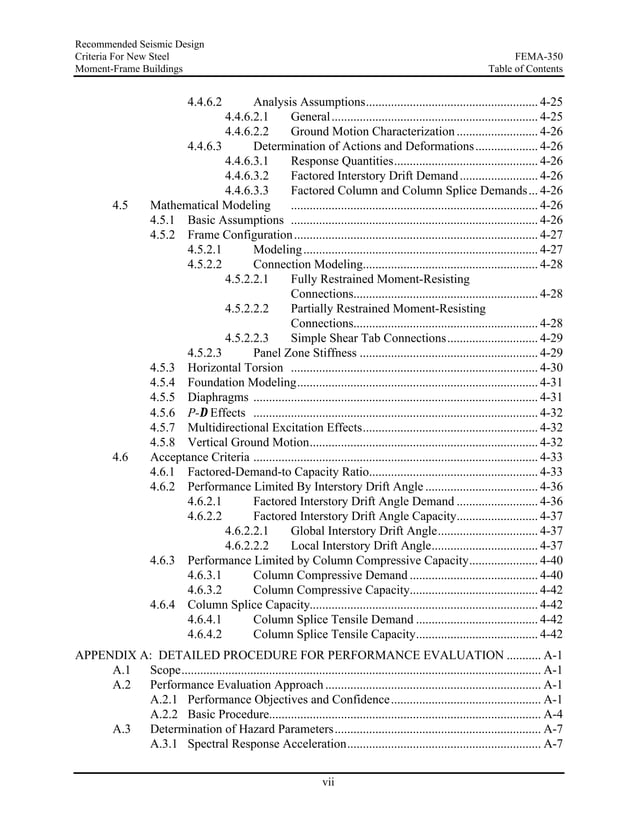 fema-350 Recommended seismic design criteria for new steel moment frame buildings.pdf | Civil ...