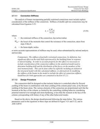 fema-350 Recommended seismic design criteria for new steel moment frame ...