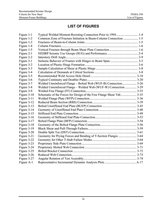 fema-350 Recommended seismic design criteria for new steel moment frame ...