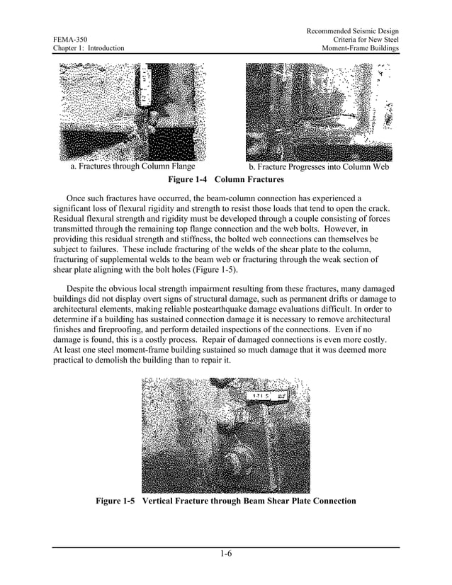 fema-350 Recommended seismic design criteria for new steel moment frame ...