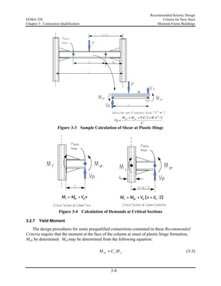 fema-350 Recommended seismic design criteria for new steel moment frame ...