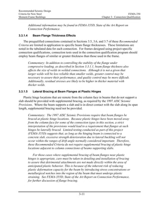 fema-350 Recommended seismic design criteria for new steel moment frame ...