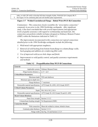fema-350 Recommended seismic design criteria for new steel moment frame ...