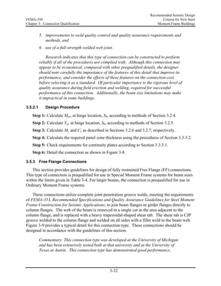 fema-350 Recommended seismic design criteria for new steel moment frame ...