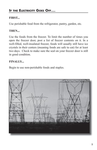 FEMA - Food and Water in an Emergency | PDF