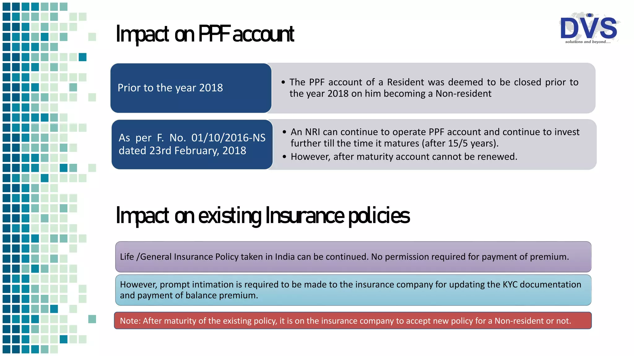 Impact due to change in residential status - FEMA perspective | PDF