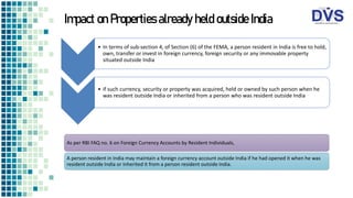 Impact due to change in residential status - FEMA perspective | PDF