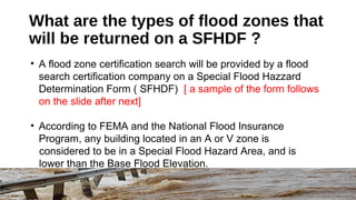 FLOOD ZONES, SEARCHES, INSURANCE | PPT