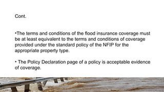FLOOD ZONES, SEARCHES, INSURANCE | PPT