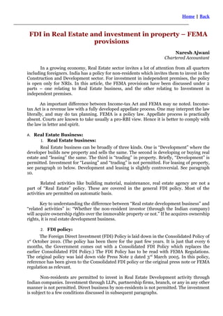 Fema & real estate | PDF