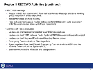 FEMA Region III Introduction to the Regional Emergency ... | PPT